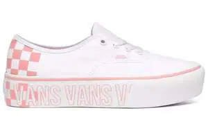 VANS Authentic Platform 2.0 Sneakers - White/pink