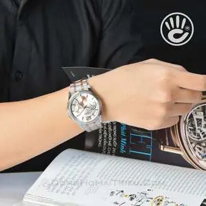 Casio Analog Quartz Watch With Stainless Steel Bracelet