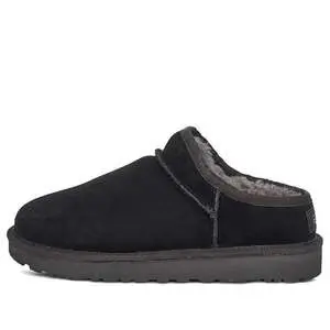 UGG Fleece Lined Classic Slippers - Black
