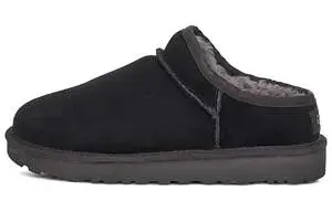 UGG Fleece Lined Classic Slippers - Black