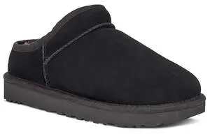 UGG Fleece Lined Classic Slippers - Black