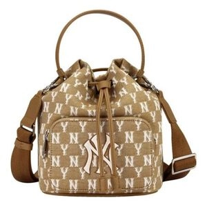 MLB Retro Full Print Drawstring Shoulder Messenger Bag