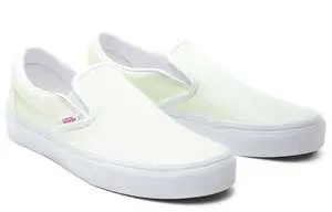 VANS Classic Slip-on Glitter Sneakers - Fluorescent Green