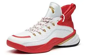 ANTA Ufo 2 High-top Sneakers - White/red