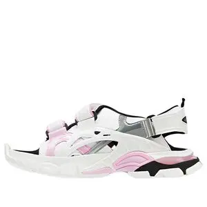 Balenciaga Track 2.0 Sandals - White/pink/black