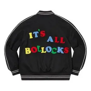 Supreme X Jamie Reid It's All Bollocks Varsity Jacket