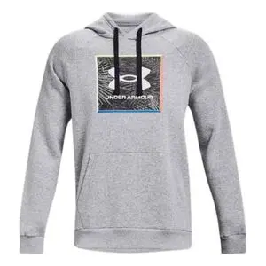 Under Armour Rival Fleece Graphic Hoodie - Grey