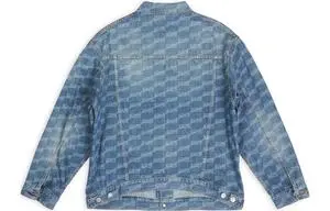 Balenciaga Bb Monogram Denim Jacket