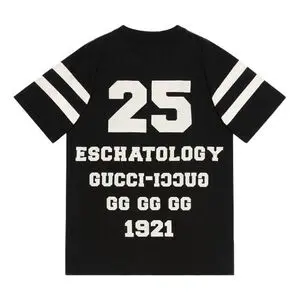 Gucci Ss21 1921 Series Alphabet Printing Casual Short Sleeve