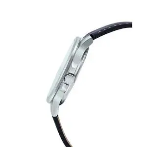 Casio Quartz Analog Watch With Leather Strap