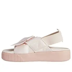 PUMA Platform Slide Sandals With Bow Detailing