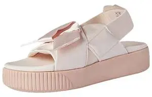 PUMA Platform Slide Sandals With Bow Detailing