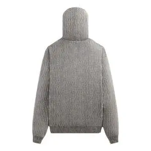 Kith Slub Boucle Boxy Overshirt - Grey/ink