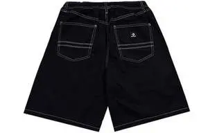 CONVERSE 5-pocket Baggy Shorts - Black