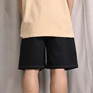 CONVERSE 5-pocket Baggy Shorts - Black