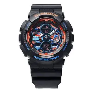 Casio G-shock Analog-digital Watch - Redblueblack