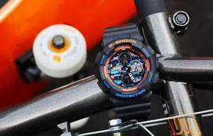 Casio G-shock Analog-digital Watch - Redblueblack