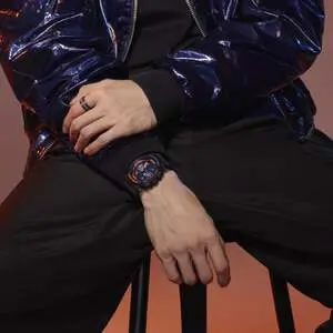 Casio G-shock Analog-digital Watch - Redblueblack