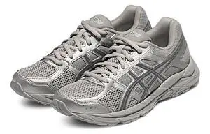 Asics Athletic Running Sneakers - Grey/black/silver