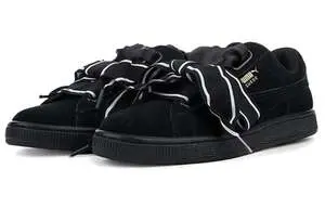 PUMA Suede Heart Satin Sneakers