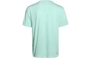 JORDAN Solid Color Logo Round Neck Pullover Short Sleeve Mint Green T-shirt - Multi-color