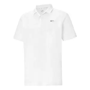 PUMA Tech Pique Polo Shirt 'white Black - White/black