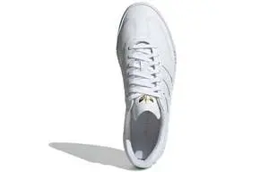 Adidas Sambarose Gold Metallic Sneakers - White