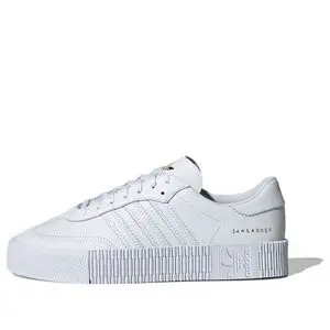Adidas Sambarose Gold Metallic Sneakers - White