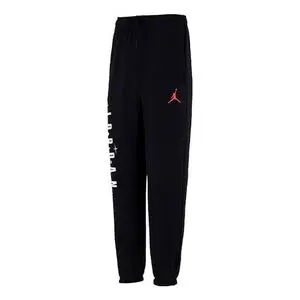 JORDAN Logo Printing Casual Long Pants/trousers Black - Default Color