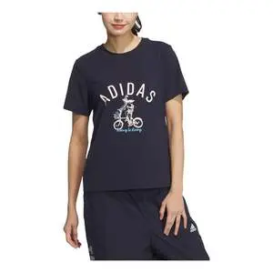 Adidas Graphic T-shirt Asia Sizing - Navy