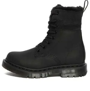 Dr. Martens 1460 Kolbert Wintergrip Faux Fur Lined Boots - Black