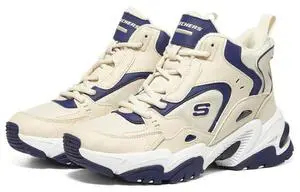 Sketchers Stamina V2 High Top Sneakers - White/navy