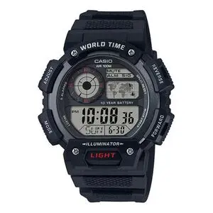 Casio G-shock Digital Watch With Shockproof Strap - Black