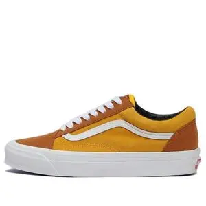 VANS Og Old Skool Lx 'off The Wall' Low Top Sneakers - Tan/green