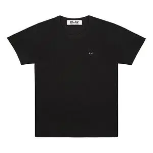 Play Comme Des Garcon Short Sleeve T-shirt - Black