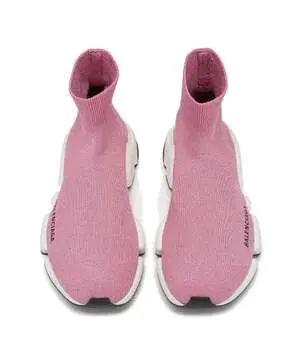 Balenciaga Speed 2.0 Sock Sneakers - Pink/white/black