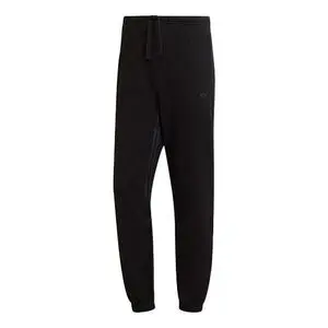 Adidas Originals Cotton Drawstring Elastic Waistband Sports Pants/trousers/joggers Black - Default Color