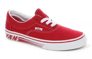 VANS Era Youth Low Top Sneakers - Red/white