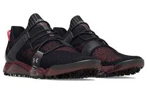 Under Armour Hovr Tour Spikeless Golf Shoes - Black/red