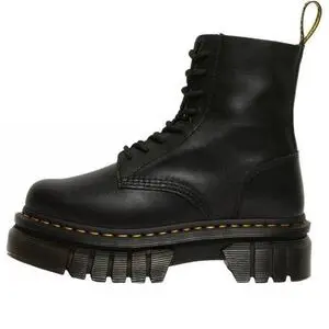 Dr. Martens Audrick Nappa Lux Platform Ankle Boots - Black
