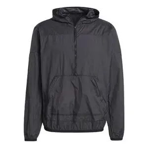 Adidas Zne Half-zip Windbreaker Jacket - Black