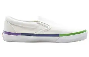 VANS Classic Slip-on Sneakers - White/yellow