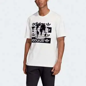 Adidas Originals Msg Ss Tee Earth Logo Short Sleeve