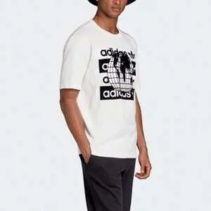 Adidas Originals Msg Ss Tee Earth Logo Short Sleeve