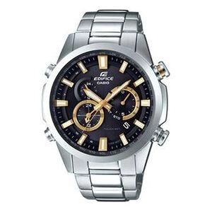 Casio Edifice Solar Powered Sports Watch With Sapphire Crystal And Stainless Steel Strap - Black