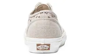 VANS Old Skool Tapered Eco Theory Checkerboard Port Sneakers - Cream/red