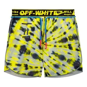 Nike X Off-white Crossover Tie Dye Shorts - Yellow