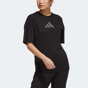 Adidas Logo Pattern T-shirt