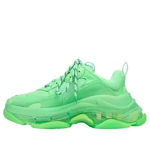 Balenciaga Triple S Clear Sole Trainer - Green