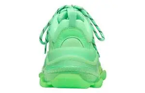 Balenciaga Triple S Clear Sole Trainer - Green